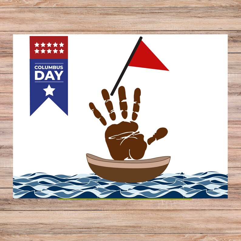 Columbus Day Handprint Craft for Kids Kids School Craft US History ...
