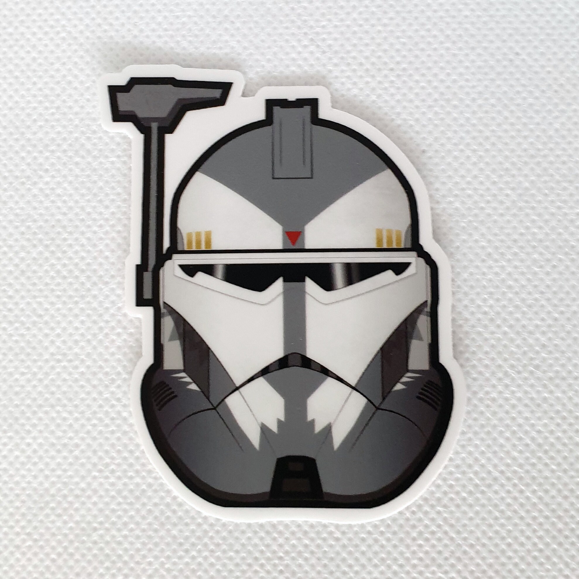 Wolffe Clone Helmet stickers - Etsy