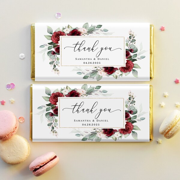 Wedding Candy Bar Wrapper - Etsy