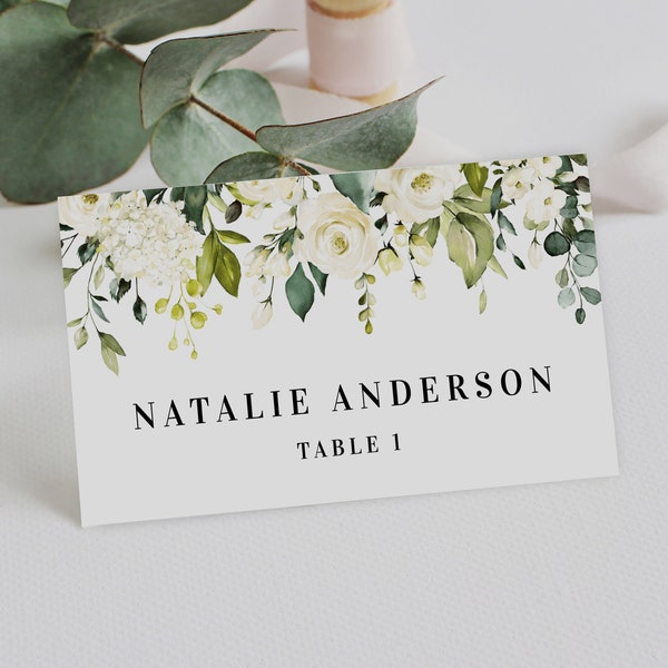 Floral Place Cards - Etsy