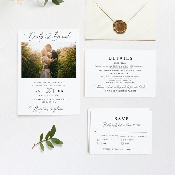 Invite Insert - Etsy