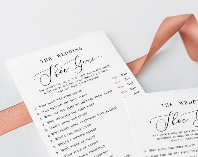 5 Wedding Reception Games, Printable Wedding Reception Game, Fun ...