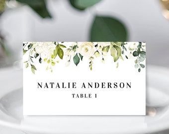 Floral Place Cards - Etsy