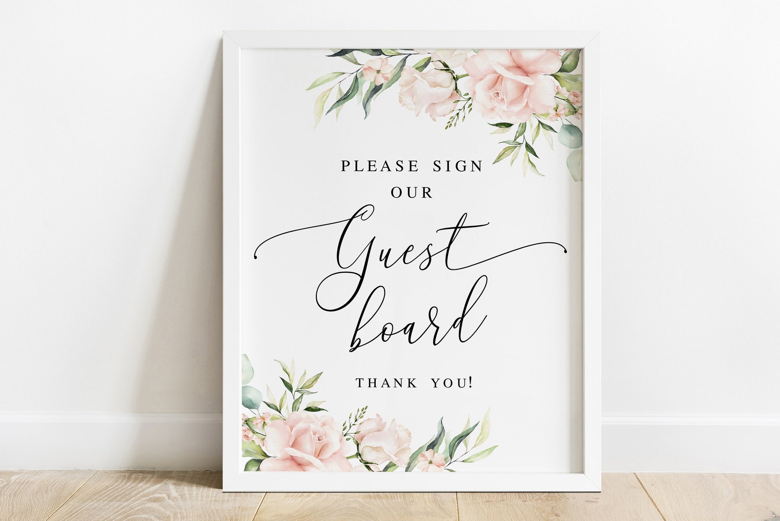 Please Sign Our Guest Board Sign Editable Template Wedding - Etsy