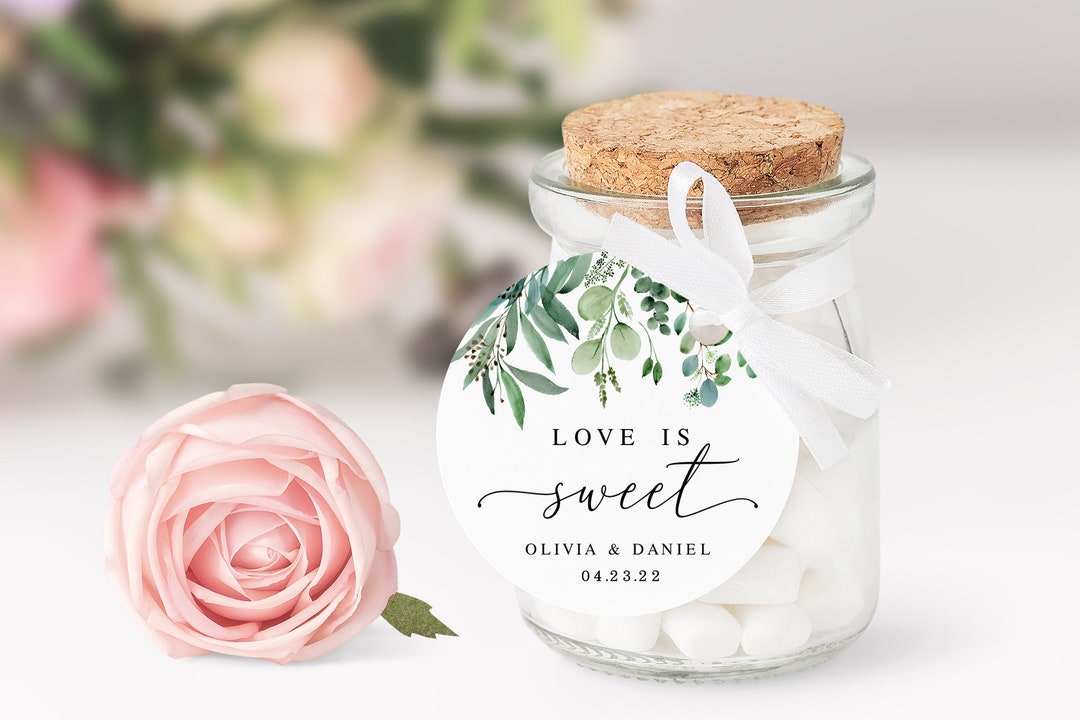 Double Sided Round Gift Tag Template Cupcake Topper Labels - Etsy