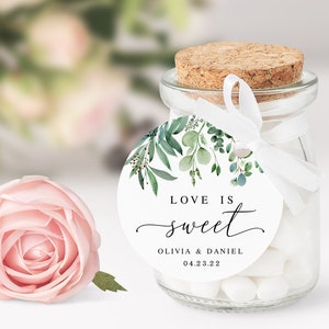 Double Sided Round Gift Tag Template Cupcake Topper Labels Editable Tag ...