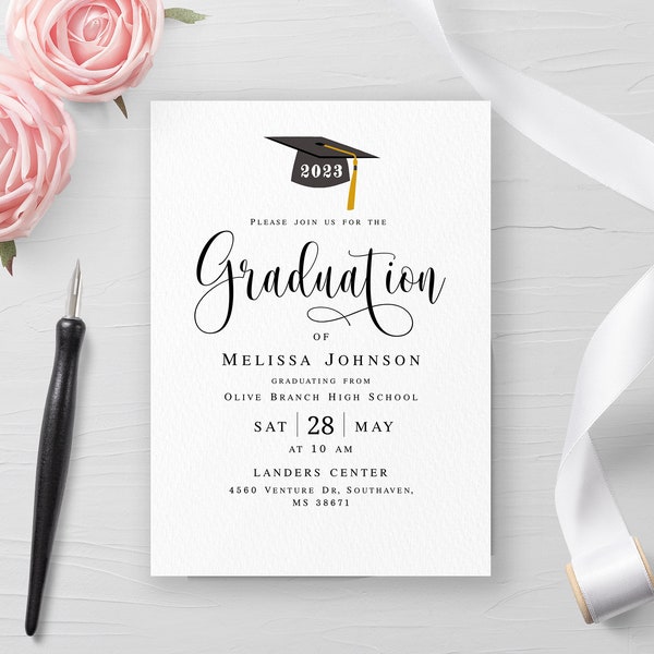 Graduation Invitation - Etsy