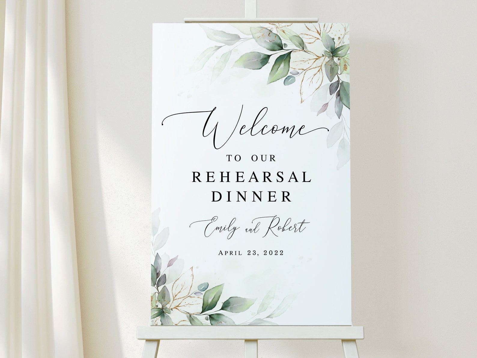 Rehearsal Dinner Welcome Sign Template Editable Welcome Poster - Etsy
