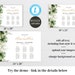 Small Seating Chart Template Editable Tropical Bridal Shower Poster Hen ...