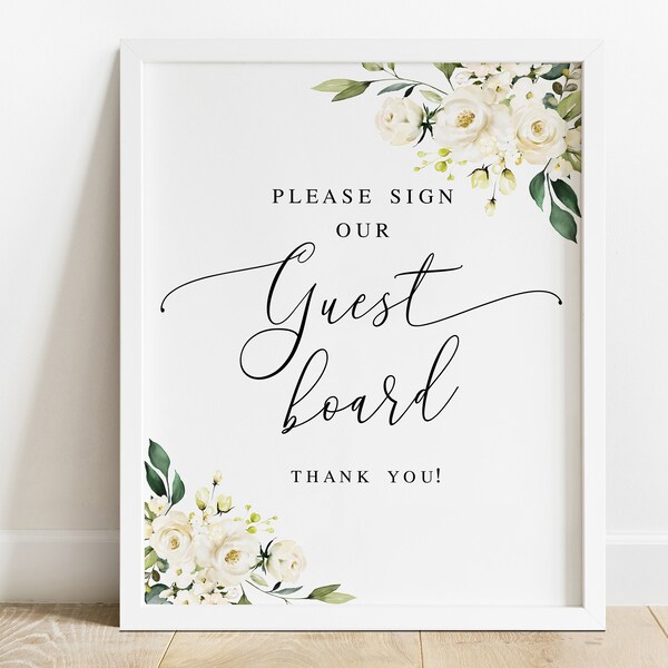 Guest Signing Board - Etsy