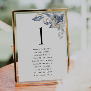 Seating Plan Printable Seating Chart Cards Editable Template - Etsy