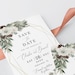 Winter Save the Date Template Printable Editable Boho Wedding - Etsy