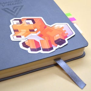 Minecraft Fox Sticker - Etsy