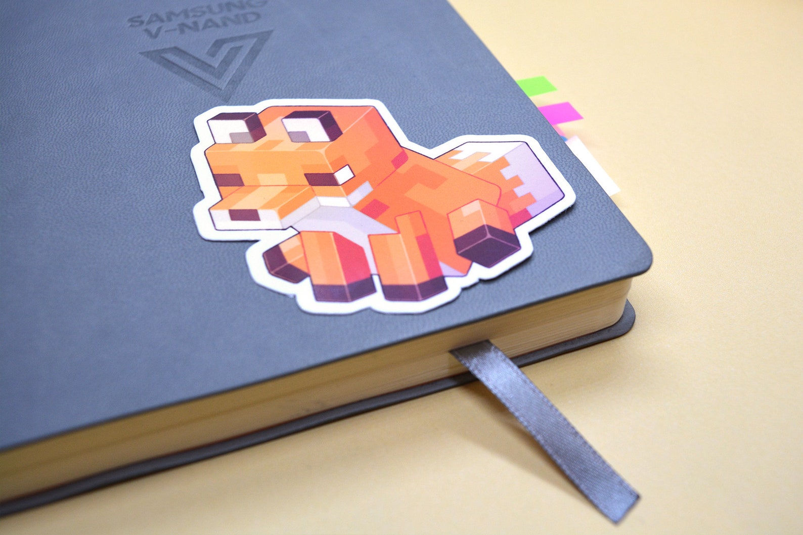 Minecraft Fox/arctic Fox Sticker, Glossy, Stickers for Decorating - Etsy