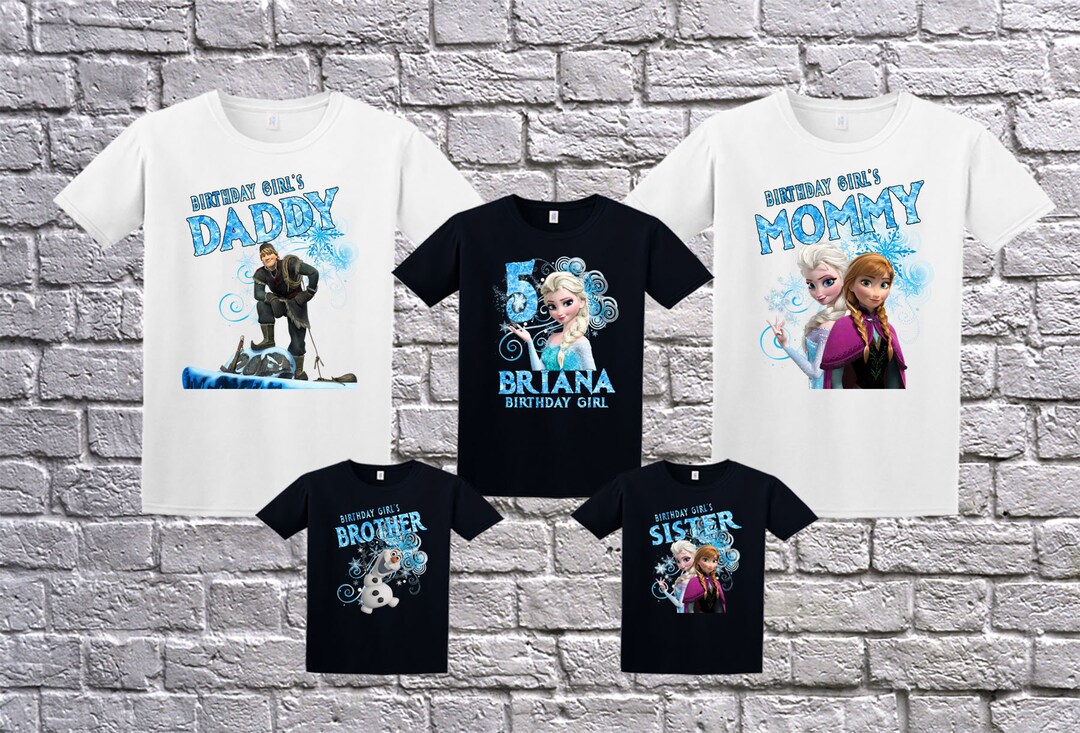 Frozen Family Shirts, Frozen Custom Shirts, Frozen, Frozen Birthday ...