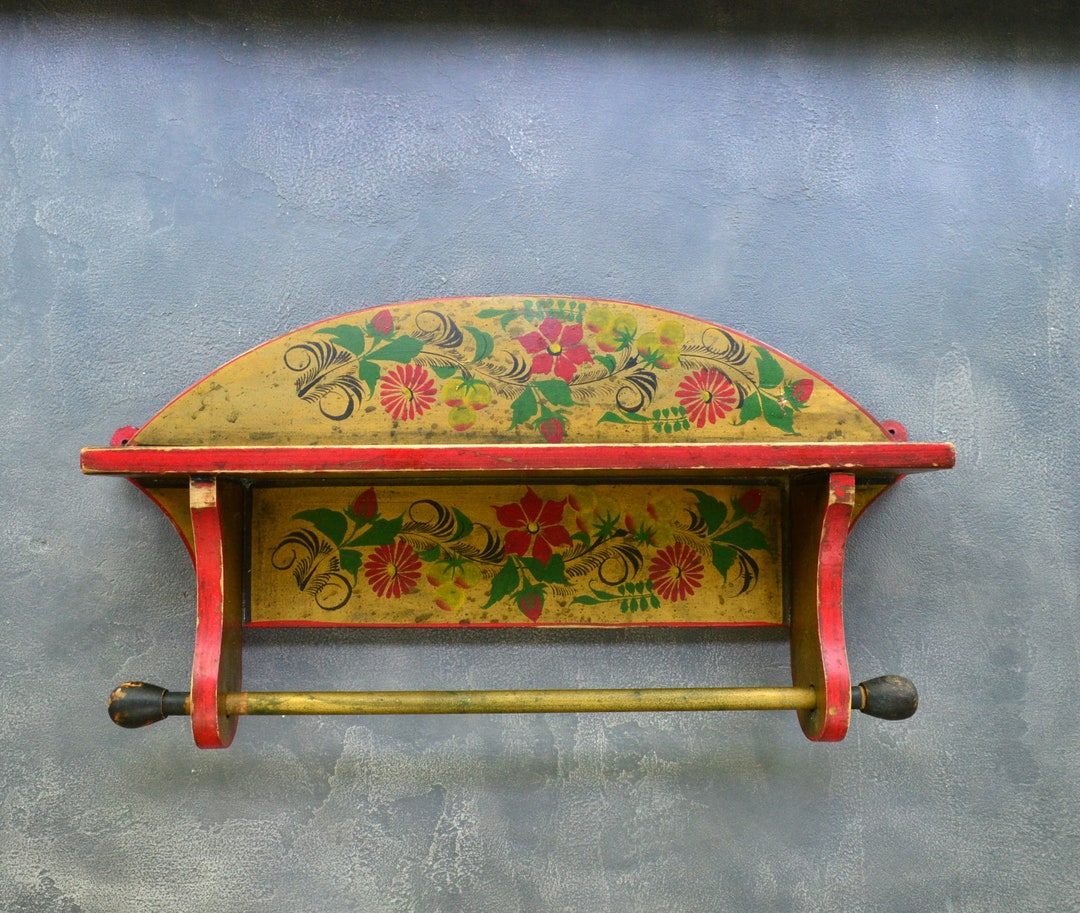 Wooden Wall Shelf Wall Mounted Decorative Floating Shelf Kitchen Shelf ...