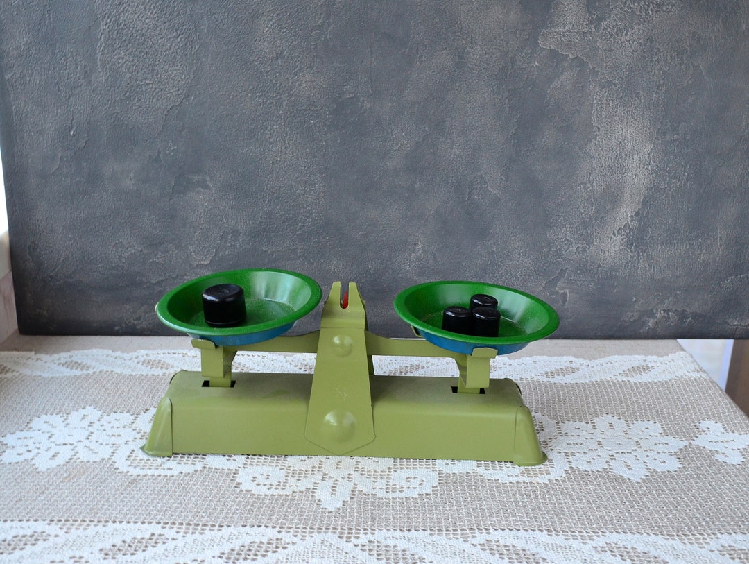 Collectible Metal Children Kitchen Scales Decorative Weighing Scales ...