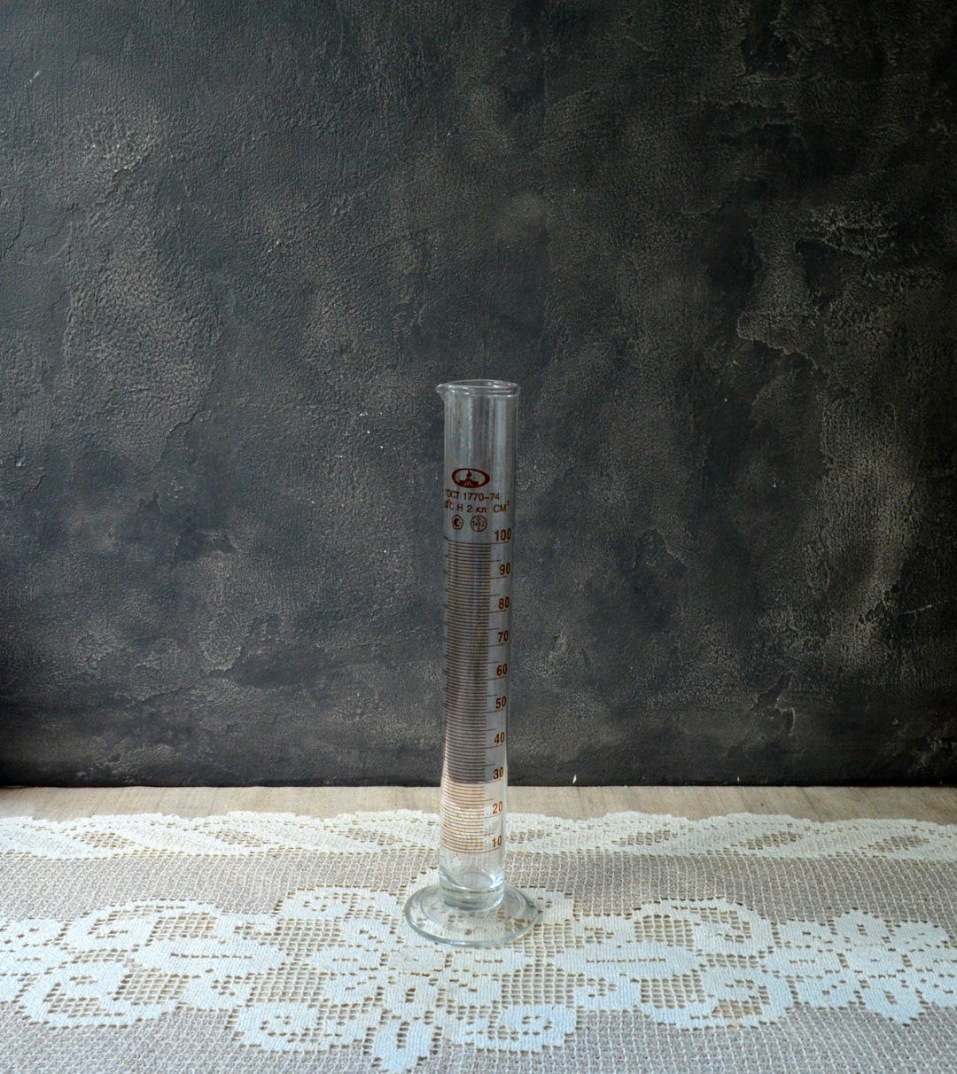 Clear Glass Tall Pharmacy Bottle Chemical Vessel Retro Apothecary Jar ...