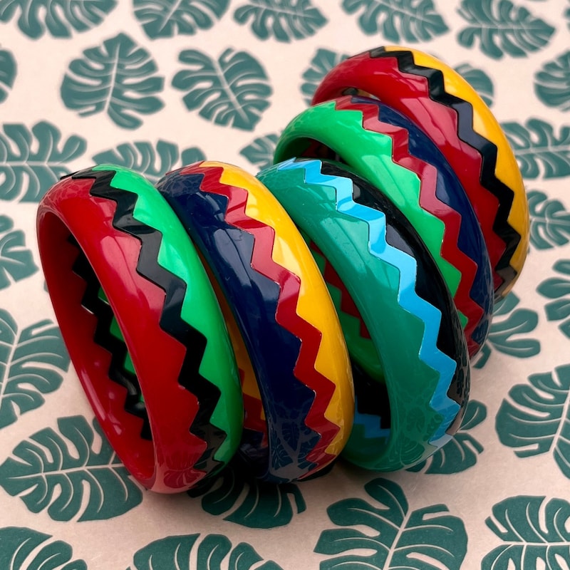 Pattern Bangle - Etsy