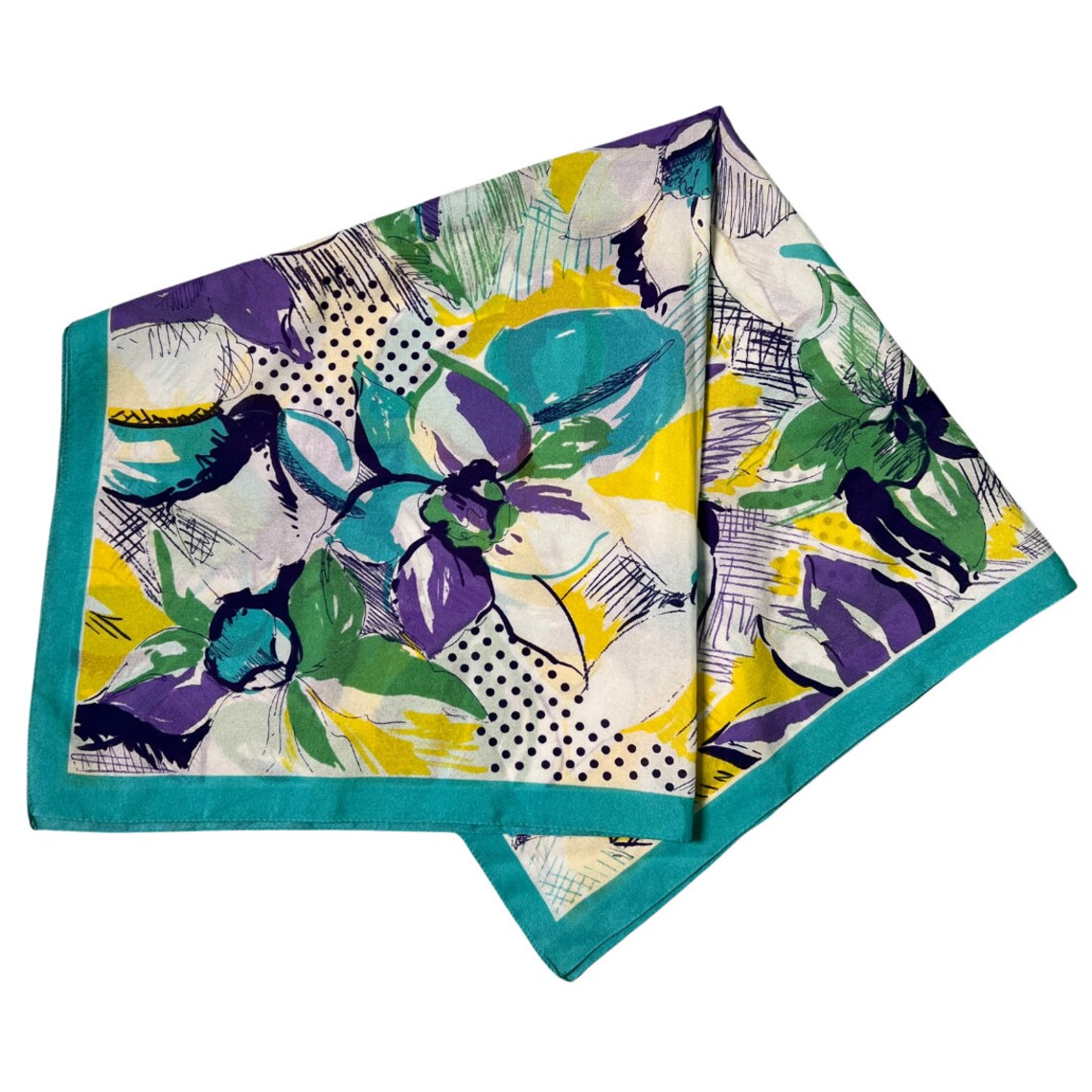 Vintage Scarf, Retro 70s Style Head Scarf - Etsy