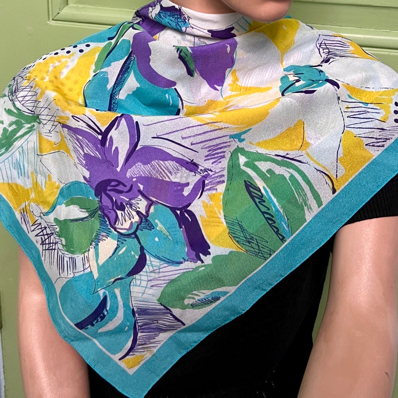 Vintage Scarf, Retro 70s Style Head Scarf - Etsy