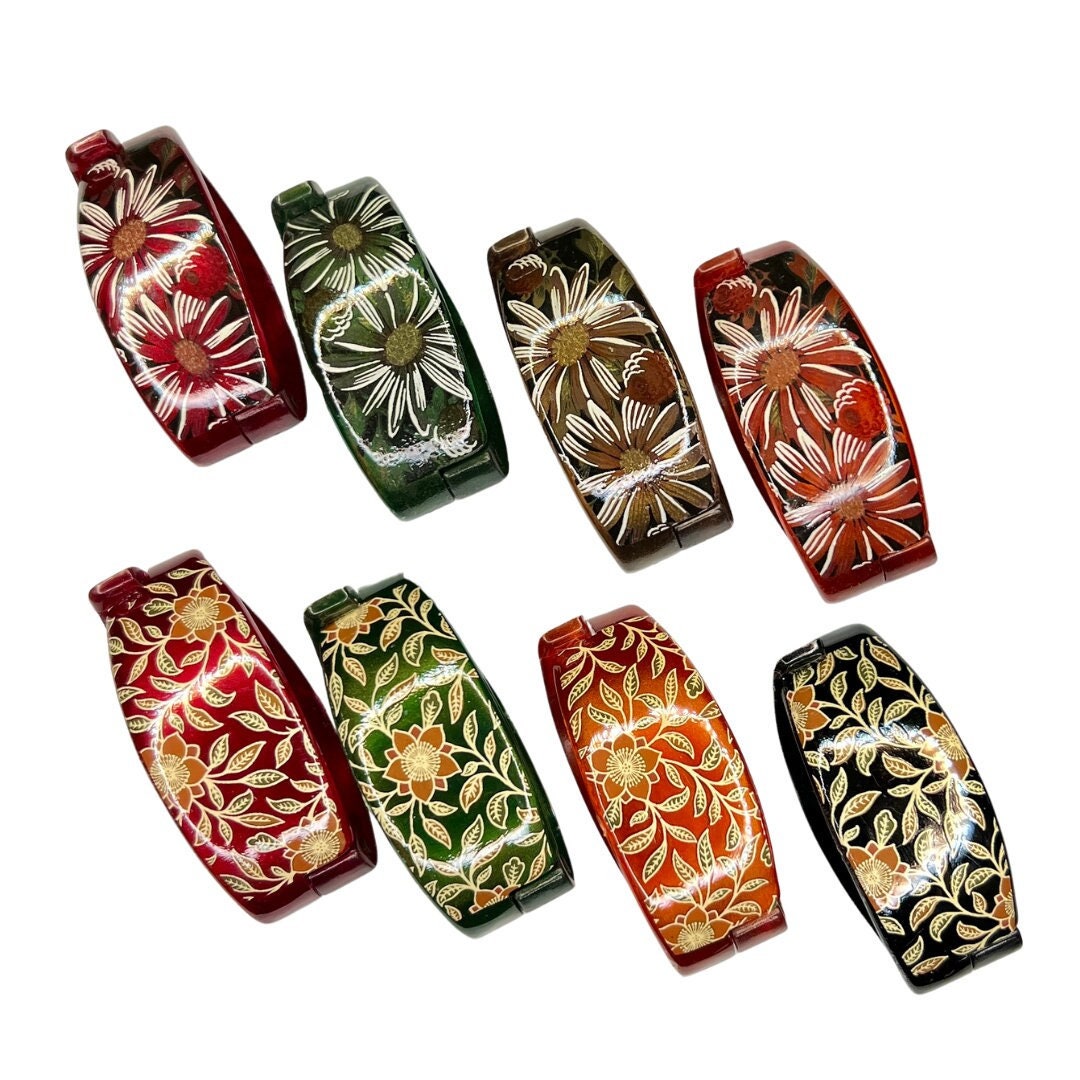 Vintage Hair Clips 80s Fashion - Set of 4 West Germany Hair Accessories ...