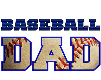 Baseball Dad Decal - Etsy