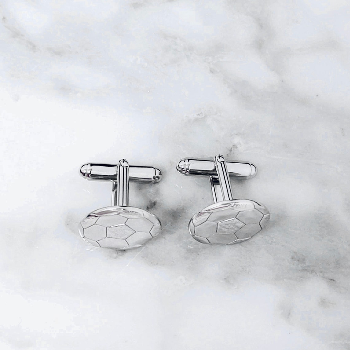 Soccer Ball Cufflinks Sterling Silver Sports Gift for Men - Etsy