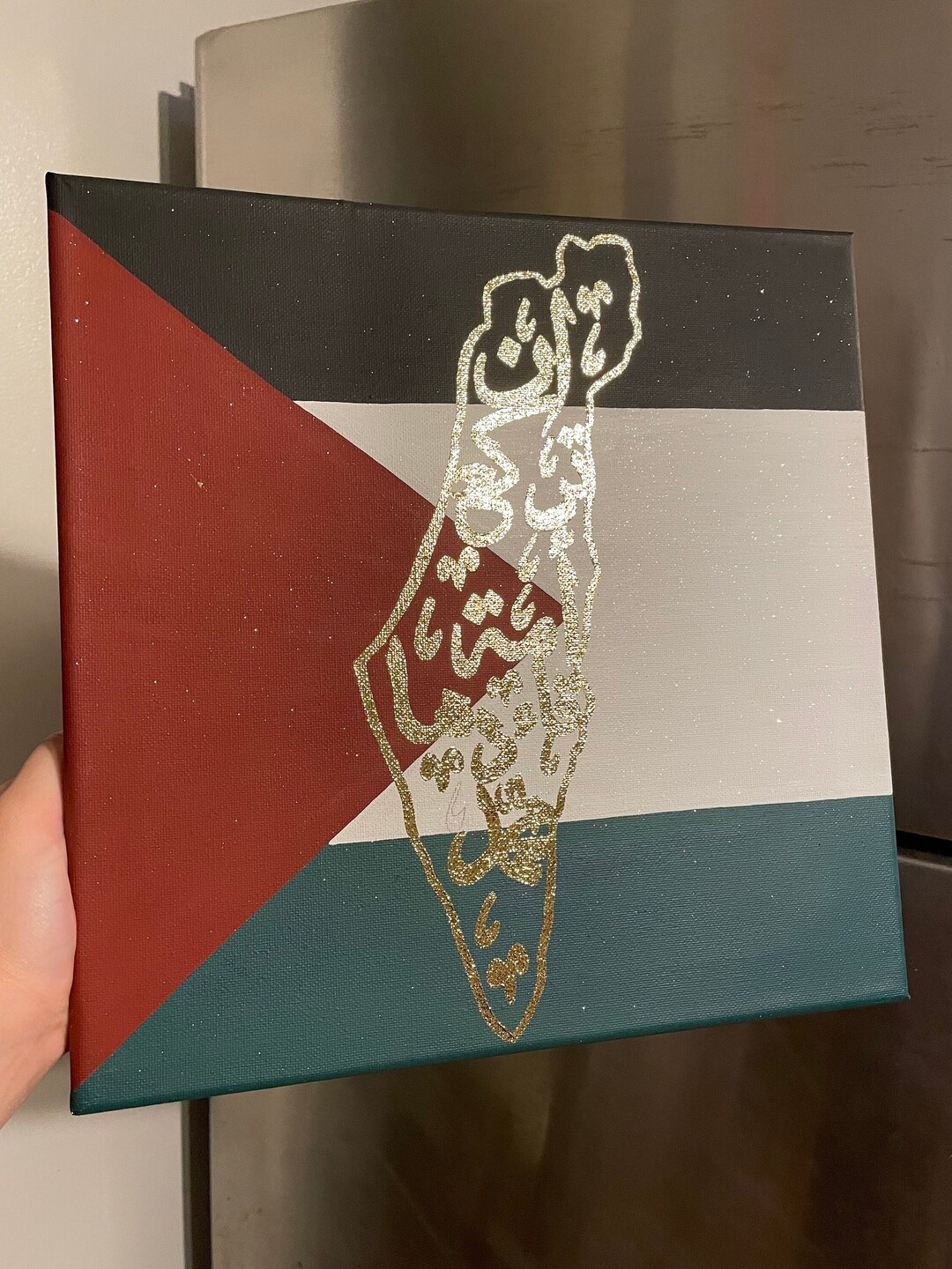 100% of Proceeds to Palestine Palestine Map Art the Nation of Muhammad ...