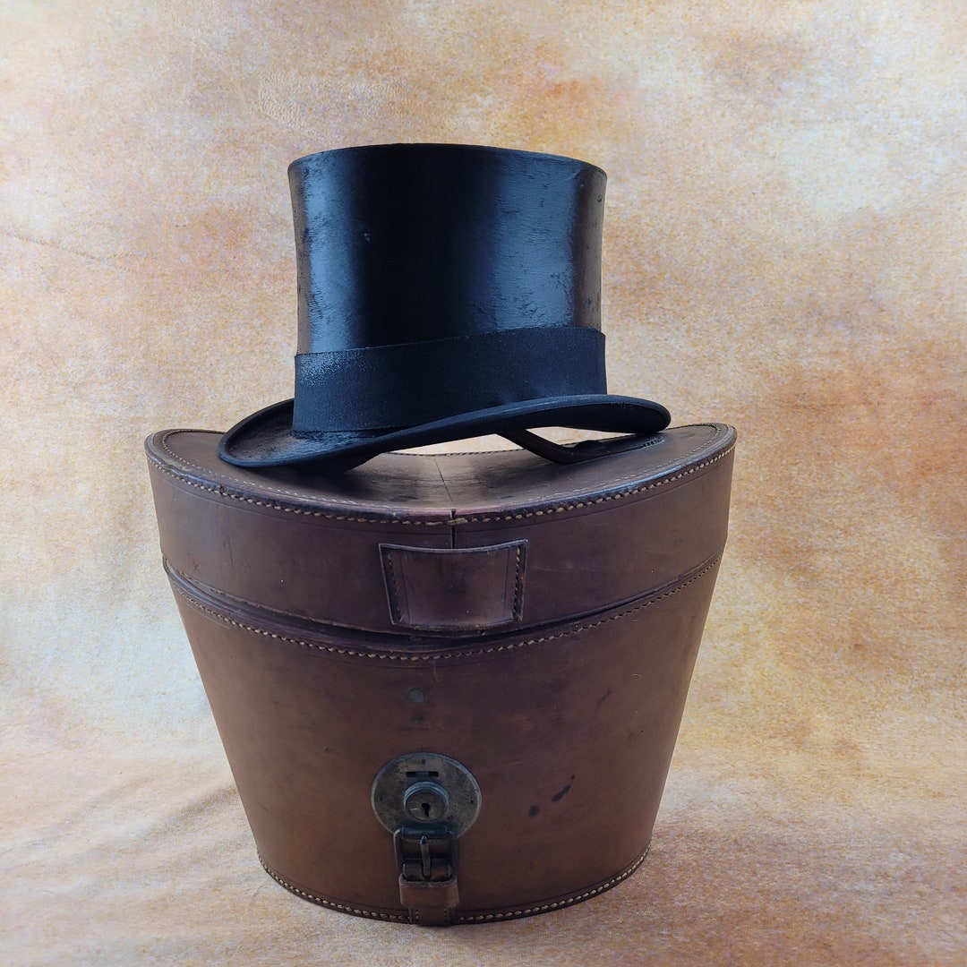 Black Silk Top Hat Made by Scott & Co of Old Bond Street, London ...