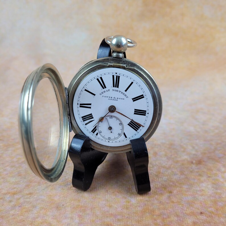 Antique Northern Railway Pocket Watch, Potts and Sons, Circa 1870 - Etsy