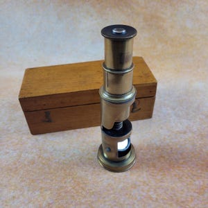 Antique French Field Microscope Circa 1880-1910 - Etsy Canada