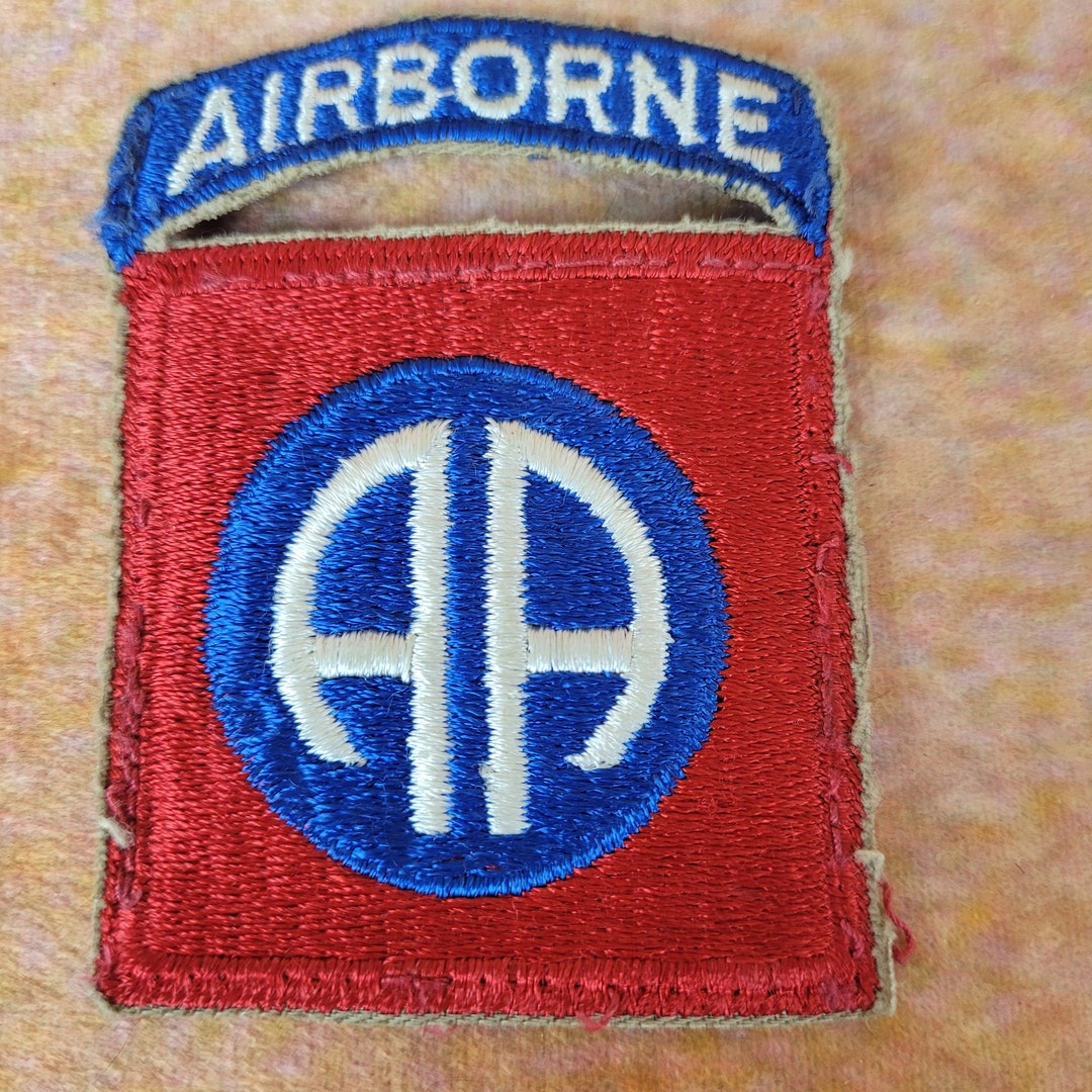 Vintage WW2 US Army 82nd all American Airborne Cloth Shoulder Patch - Etsy