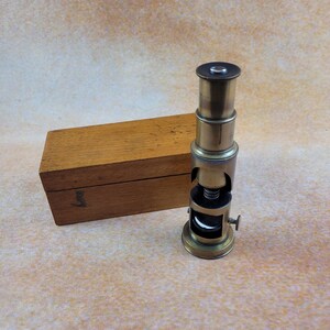 Antique French Field Microscope Circa 1880-1910 - Etsy Canada