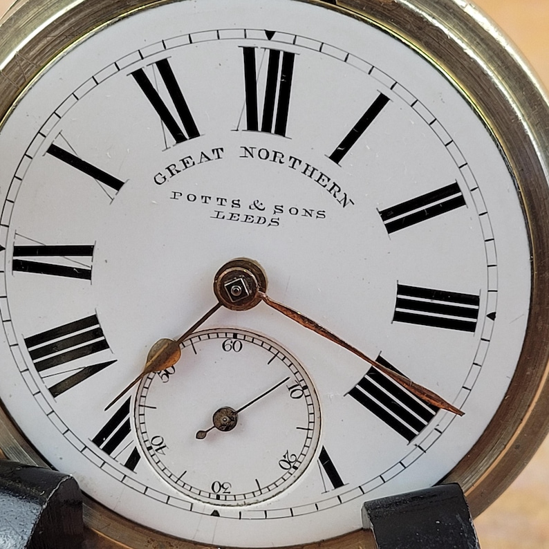 Antique Northern Railway Pocket Watch, Potts and Sons, Circa 1870 - Etsy