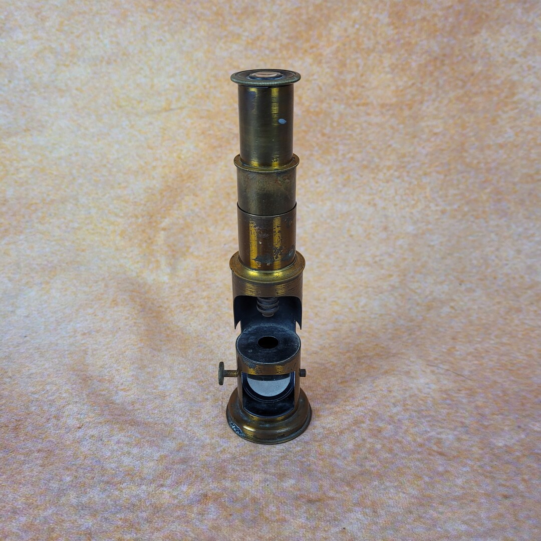 Antique French Field Microscope Circa 1880-1910 - Etsy