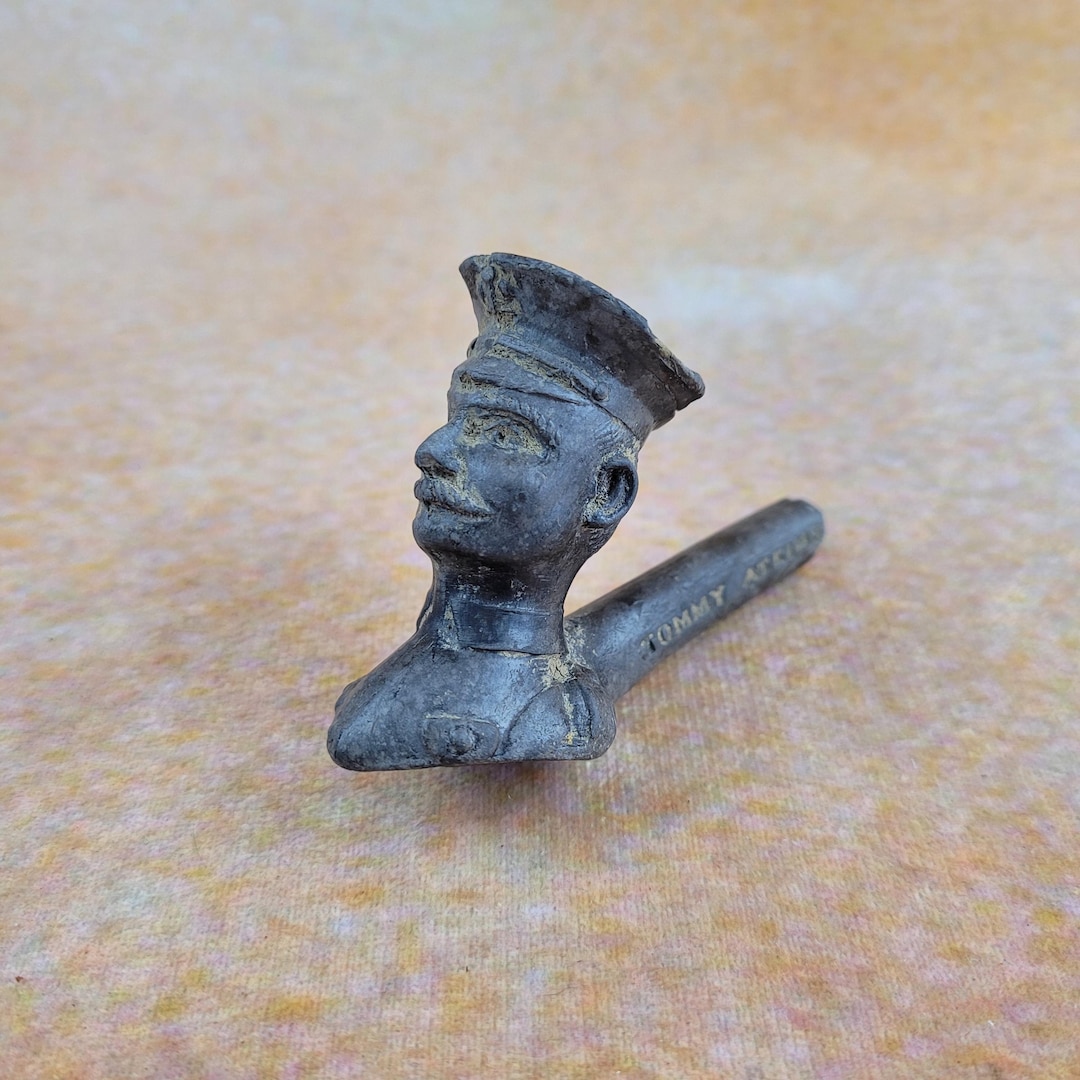 Very Rare WW1 Tommy Atkins Lord Kitchener Clay Pipe. Circa 1918 - Etsy