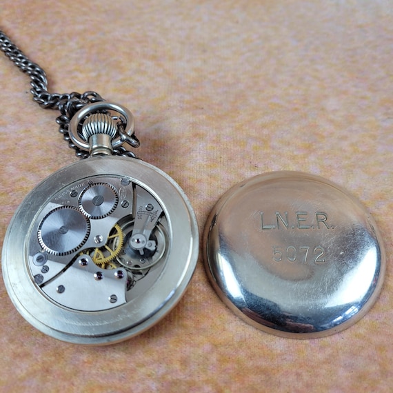 Vintage LNER Guards Pocket Watch, London North Easter… - Gem