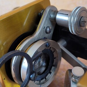 Antique Microscope by Carl Reichert, Professional Standard Japanned ...