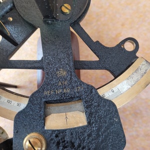 WW2 British RAF Military Flying Boat Sextant by Henry Hughes and Son ...