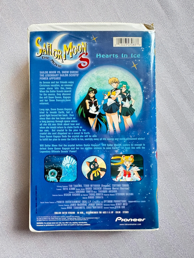 Sailor Moon Movie VHS - Etsy