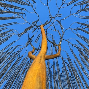 Tree Sculpture - Kinetic Outdoor Sculpture - Stainless Steel Modern Art ...