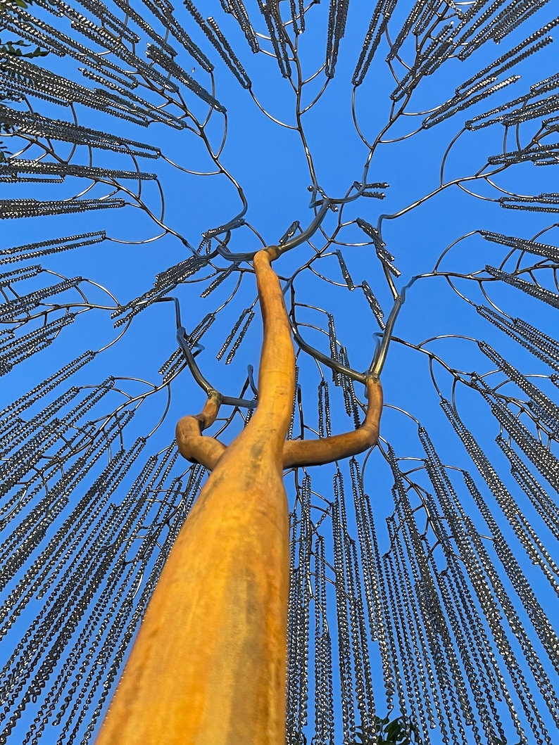 Tree Sculpture Kinetic Outdoor Sculpture Stainless Steel Modern Art - Etsy