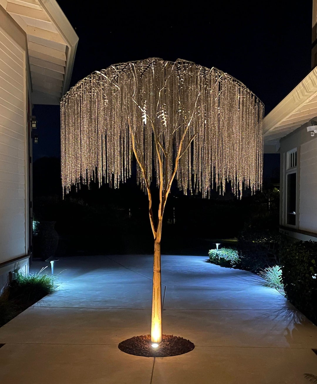 Arbor Aeternia - Kinetic Tree Sculpture - Modern Outdoor Art - Large ...
