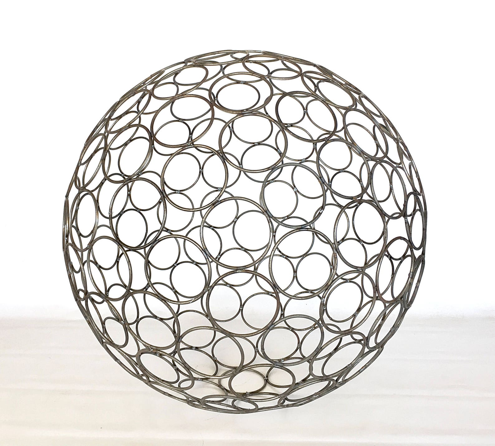 Rings #2 - Contemporary Metal Sculpture - Fine Art - Outdoor Sculpture ...