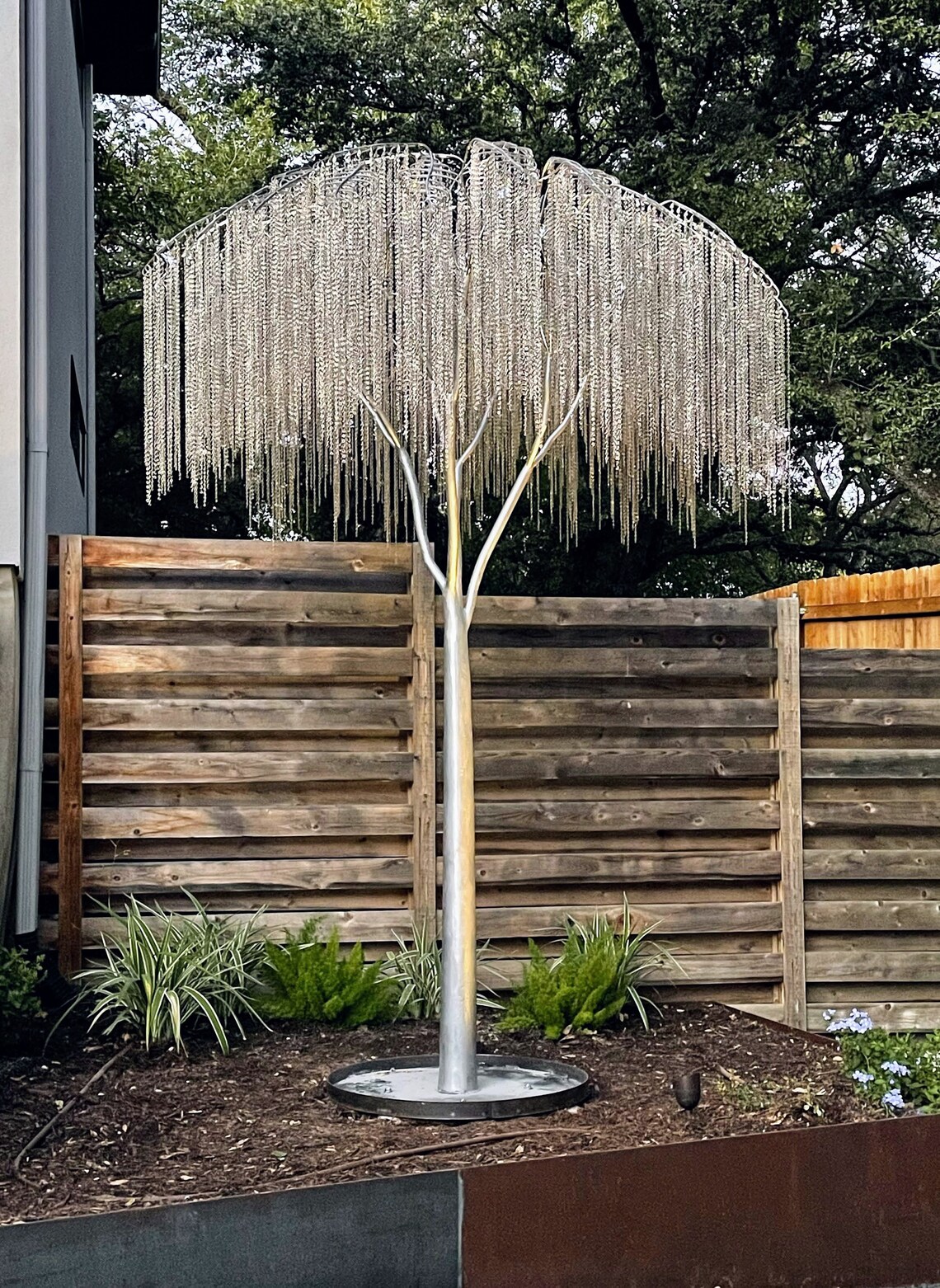 Arbor Aeternia - Kinetic Tree Sculpture - Modern Outdoor Art - Large ...