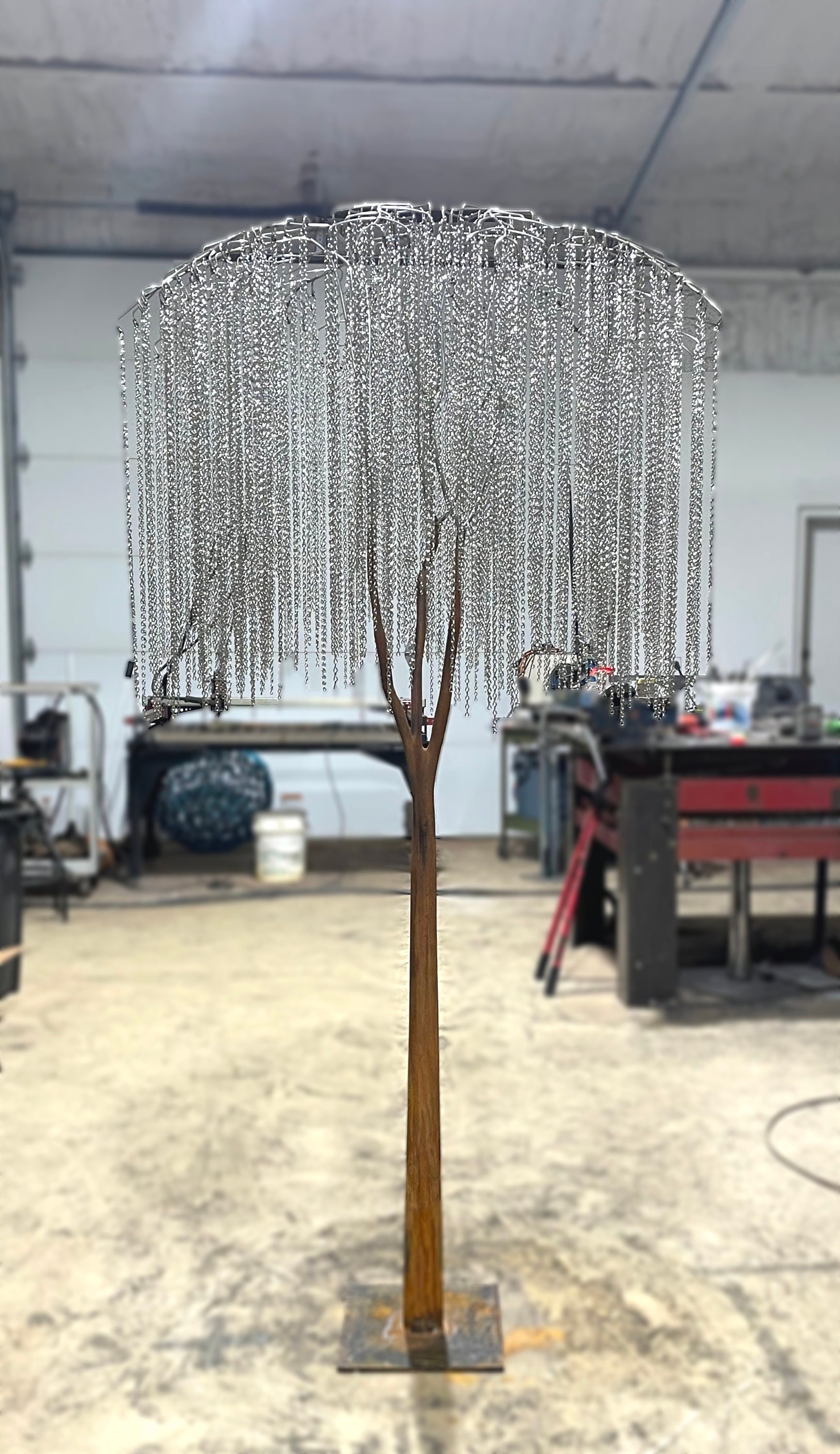 Tree Sculpture Kinetic Outdoor Sculpture Stainless Steel Modern Art - Etsy