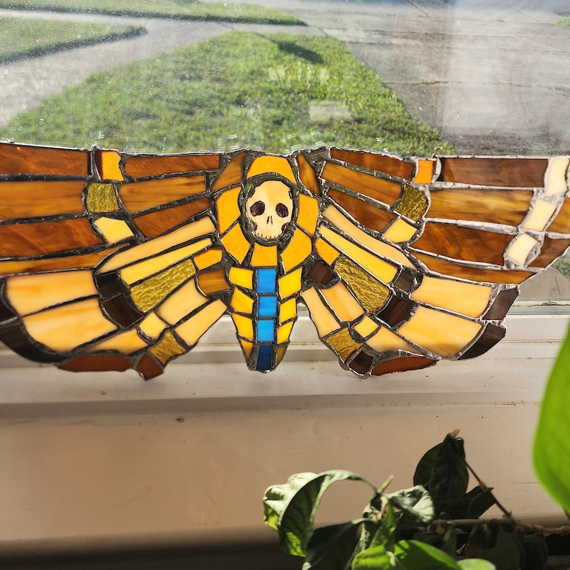 Moth Stained Glass - Etsy