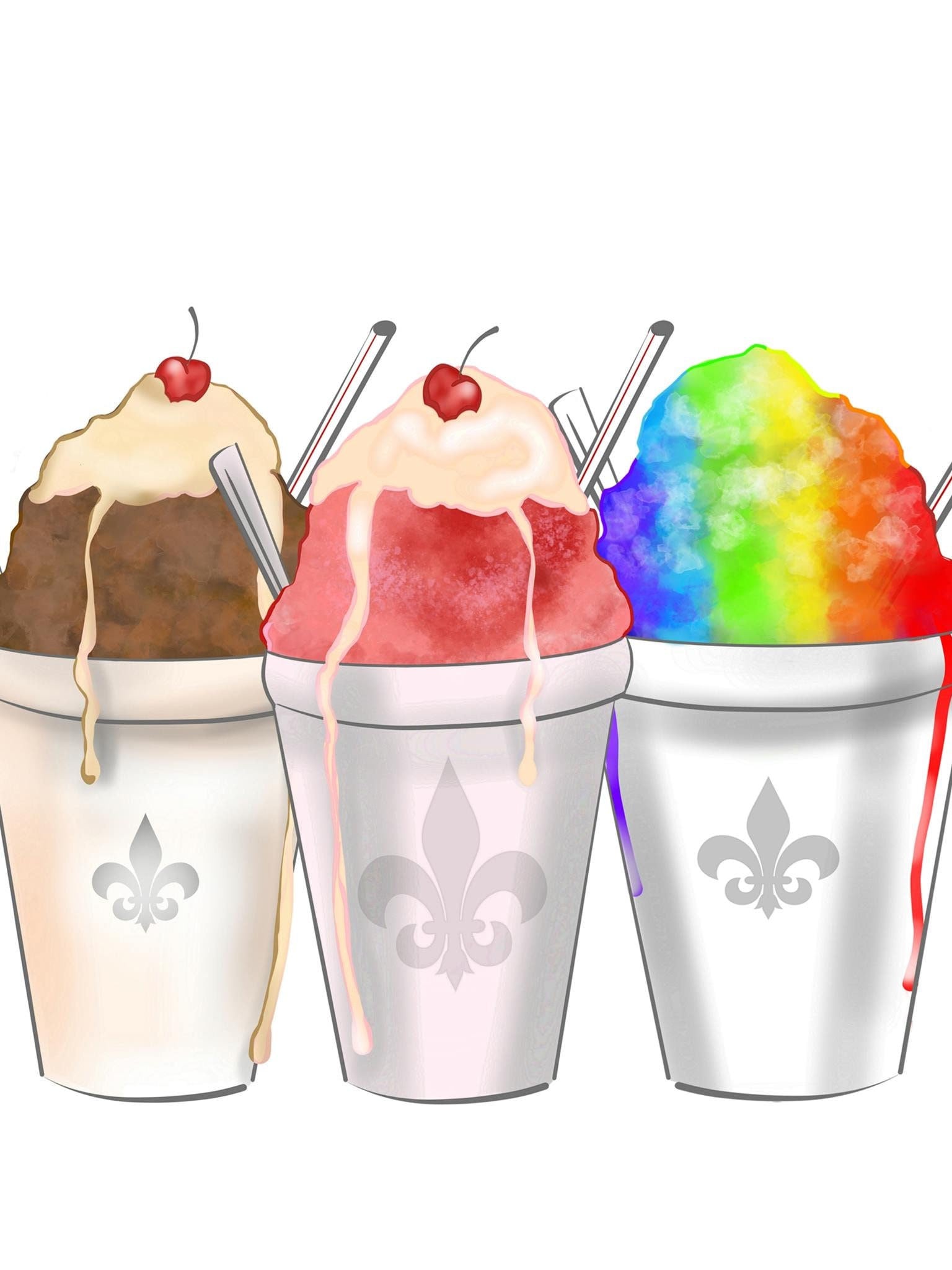 New Orleans Art NOLA Art Print Snoball Art Print | Etsy