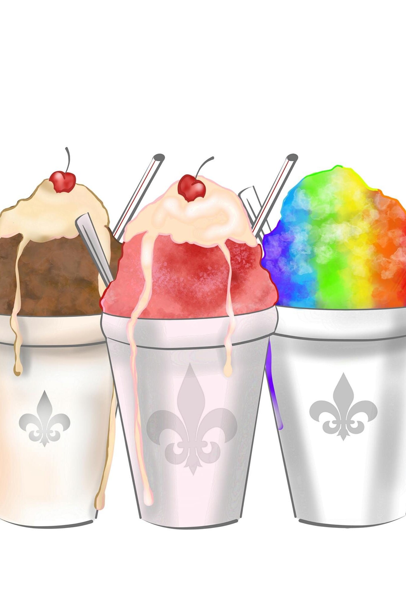 New Orleans Art NOLA Art Print Snoball Art Print | Etsy